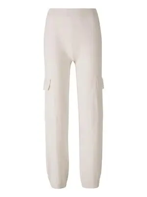 Peserico Knitted Cargo Trousers - Hornbeam