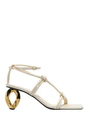J.W.ANDERSON Logo High-heeled Sandals - Nude