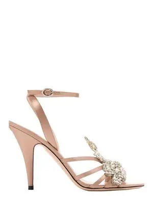 Valentino Garavani Open-toe Embellished High-heeled Sandals - Nude