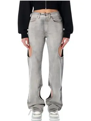 OFF-WHITE Off-White Meteor Cut-Out Jeans