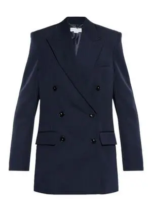 Stella McCartney Oversized Double-breasted Blazer - Navy Blue
