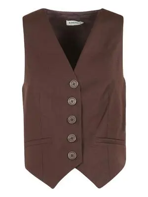 Simkhai Deb Vest - Espresso