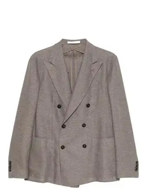 Tagliatore Double-breasted Blazer - Medium Gray