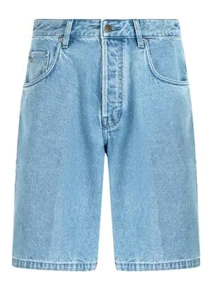 Emporio Armani Five-pocket Denim Shorts - Blue