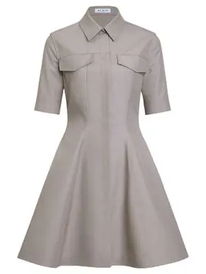 Alaïa Short Sleeve Dress - Grey