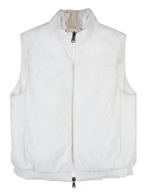 Brunello Cucinelli Sleeveless Zip-up Vest - White