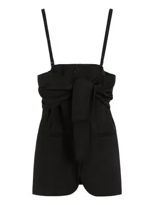 Max Mara Veruska Sleeveless Top With Pussy Bow Detail - Black
