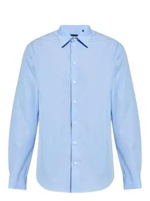 Emporio Armani Long-sleeved Button-up Shirt - Blue