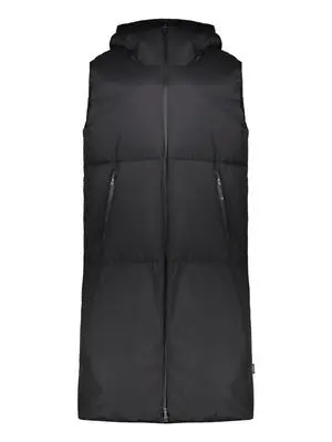 Herno Long Hooded Padded Coat - Black