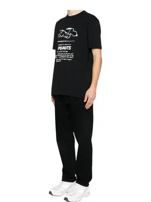 Iceberg Peanuts Print T-shirt - Black