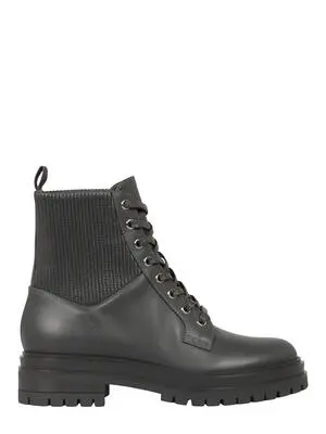 GIANVITO ROSSI Gianvito Rossi Martis 20 Lace-Up Combat Boots