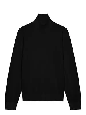 Givenchy High Neck Knitted Jumper - Black