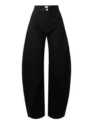 Alaïa High-waisted Balloon Jeans - Black