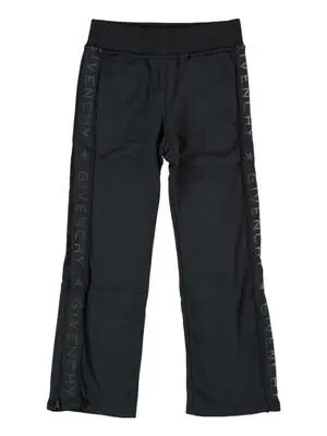 Givenchy Logo Side Stripe Trousers - Black