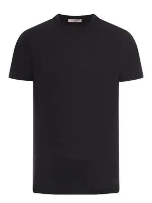 Valentino Garavani Crewneck Short-sleeved T-shirt - Black