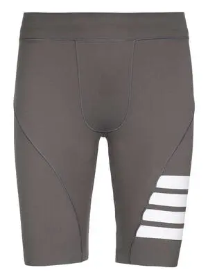 Thom Browne 4-bar Stripe Bike Shorts - Medium Gray