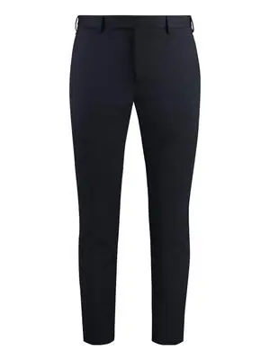 PT TORINO Wool Blend Slacks - Black