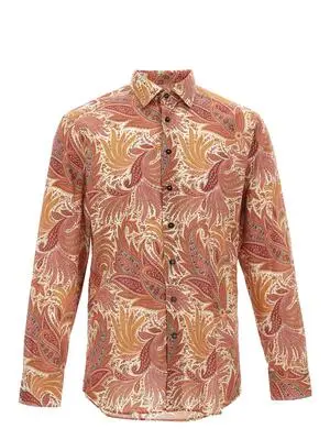 Etro Paisley Printed Long Sleeved Shirt - Multicolor