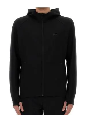 Hugo Boss Zip-up Hoodie - Black