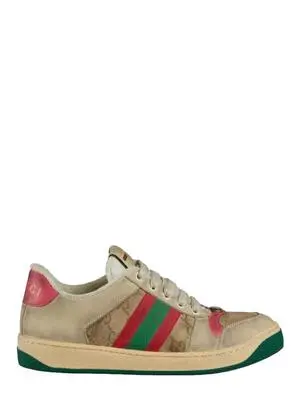 GUCCI Gucci GG Canvas Round Toe Sneakers