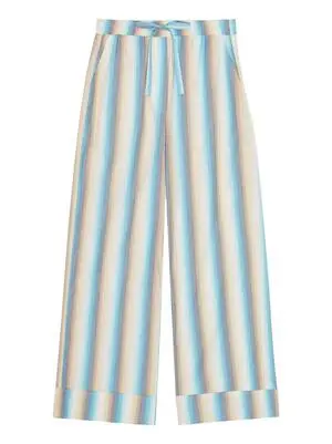GANNI Ganni Ombre Stripe Elasticated Waistband Trousers No