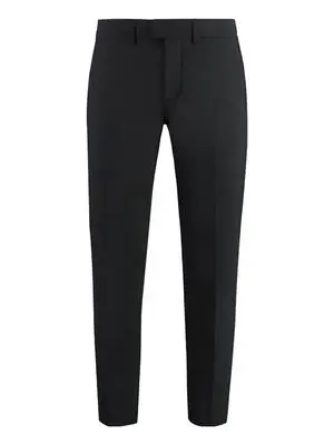DONDUP Dondup Pablo Wool Blend Slim Fit Trousers