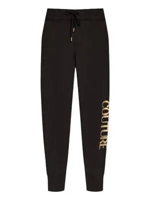 Versace Logo Jogger Pants - Black