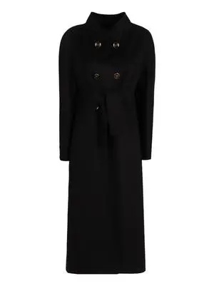 Valentino Garavani Compact Drap Coat - Black