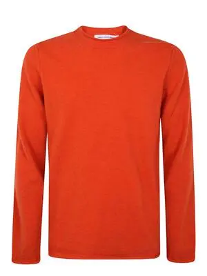 Comme Des Garçons Round-neck Wool Sweater - Red