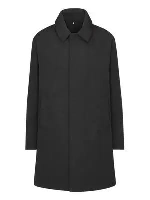Dior Collared Trench Coat - Black