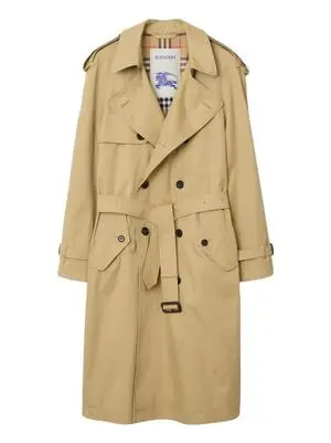 Burberry Double Breasted Belted Trench Coat - Hamper