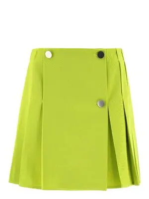 BOTTEGA VENETA Bottega Veneta High Waist Pleated Mini Skirt