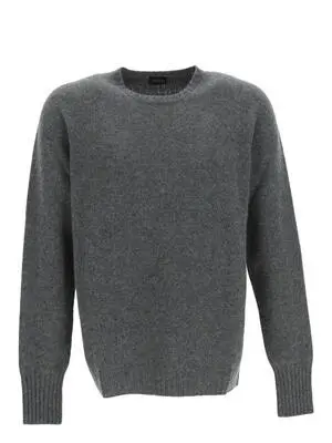DRUMOHR Crew Neck Knit Sweater - Black