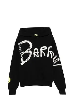 BARROW Raised-logo Hoodie - Black