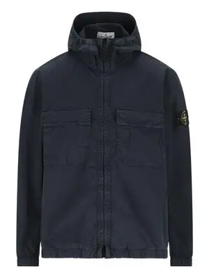 Stone Island Stone Island Utility Hooded Jacket Blue