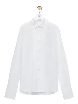 LOEWE Loewe Pleated Cotton Shirt