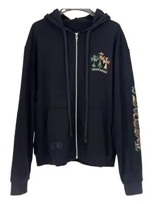 Chrome Hearts Zipper Hoodie - Black
