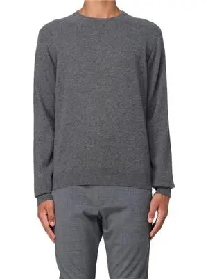DRUMOHR Ribbed Crew Neck Knitwear - Grigio