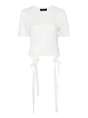 Simone Rocha Bow Detail T-shirt - White