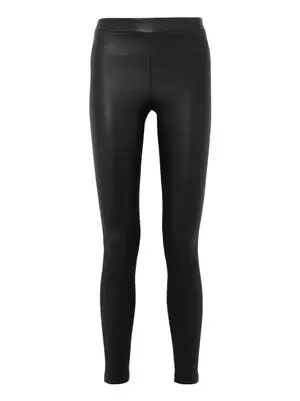 Theory Leather Leggings - Black