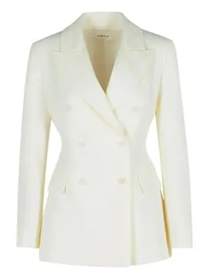 P.a.r.o.s.h Raisa Double-breasted Blazer - White