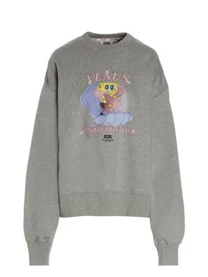 Gcds GCDS X Spongebob Graphic Printed Crewneck Sweatshirt No