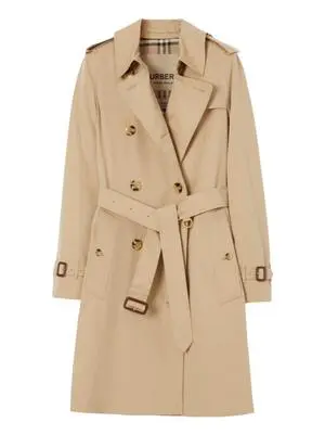 BURBERRY Burberry Kensington Heritage Double-Breasted Trench Coat