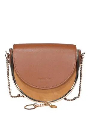See By Chloé Mara Panelled Crossbody Bag - Brown