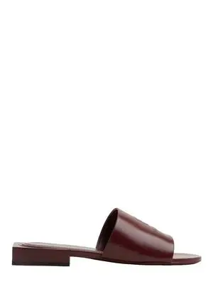 Balenciaga Logo Slides - Red