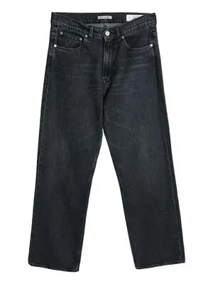 OUR LEGACY Our Legacy Third Cut Relaxed Jeans In Washed Black