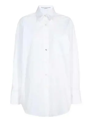 STELLA MCCARTNEY Stella McCartney Oversized Buttoned Shirt With Lapel
