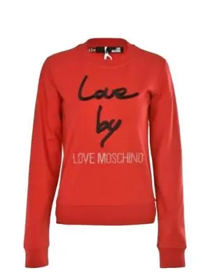 Moschino Printed Pattern Sweater - Red