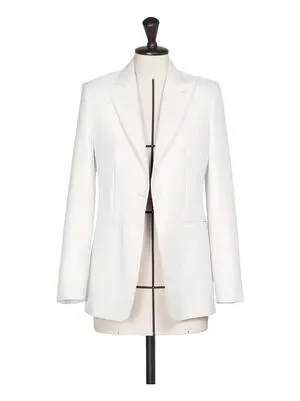 Max Mara Single-breasted Blazer - White