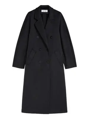 Max Mara Max Mara Madame2 Double-Breasted Coat Black